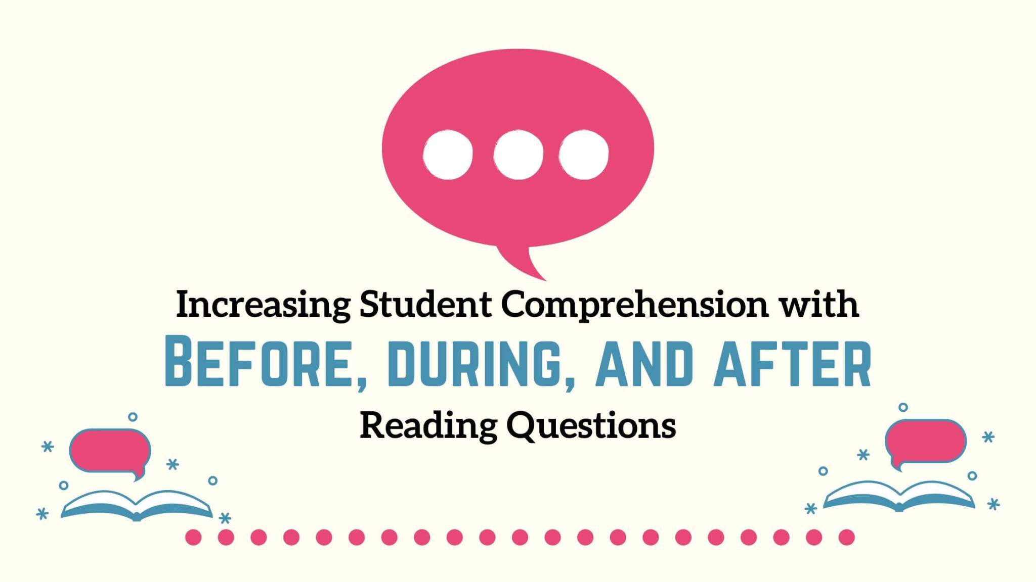 Increasing Student Comprehension: Questions Before, During, and After ...